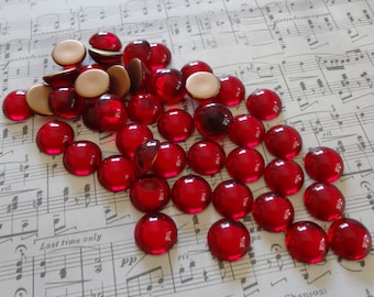 Gold Ruby Glass - Etsy