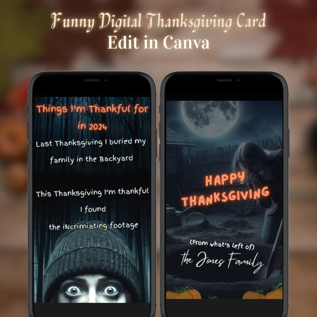 Funny Horror Thanksgiving Card: Blair Witch Spoof (digital Download) - Etsy