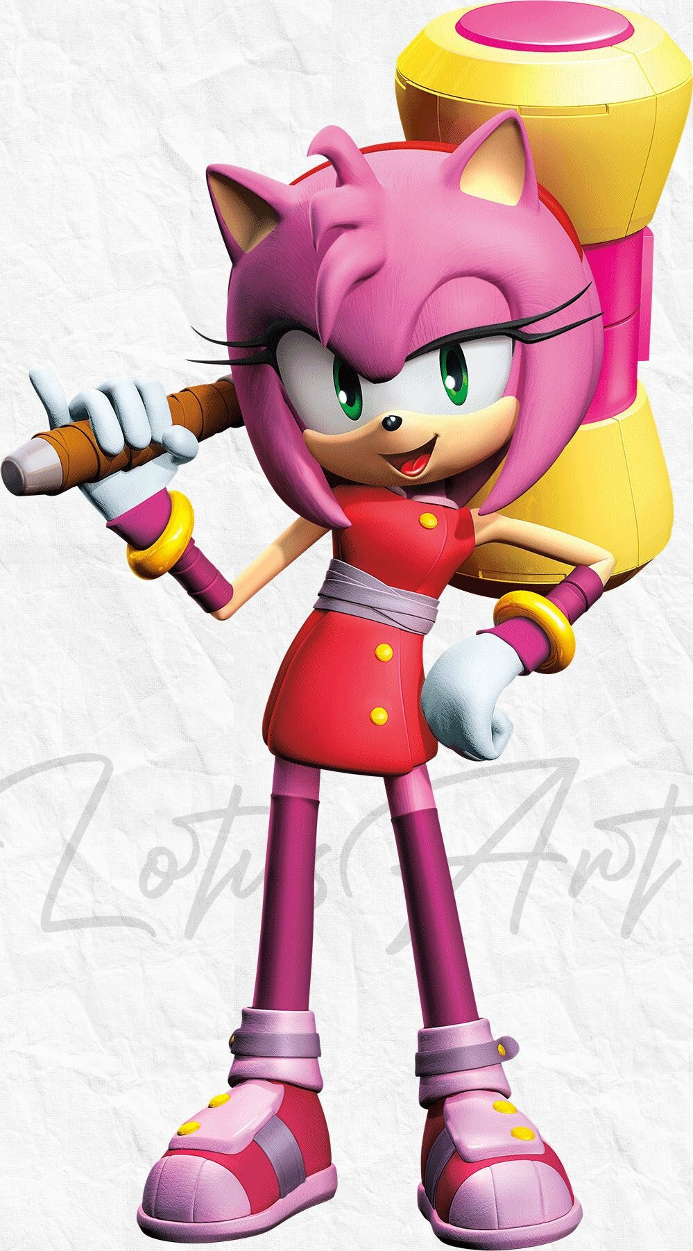 Amy Rose,sonic Boom,hedgehog,sonic Knuckles ,video Game,cartoon,pink Sonic, - Etsy