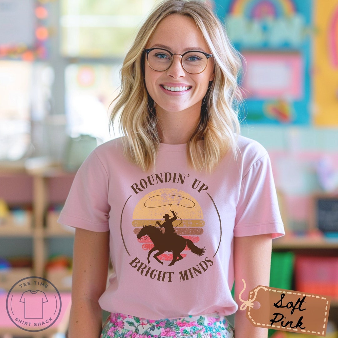 Western Teacher Shirt: Rodeo Bright Minds Back to School Tee - Etsy