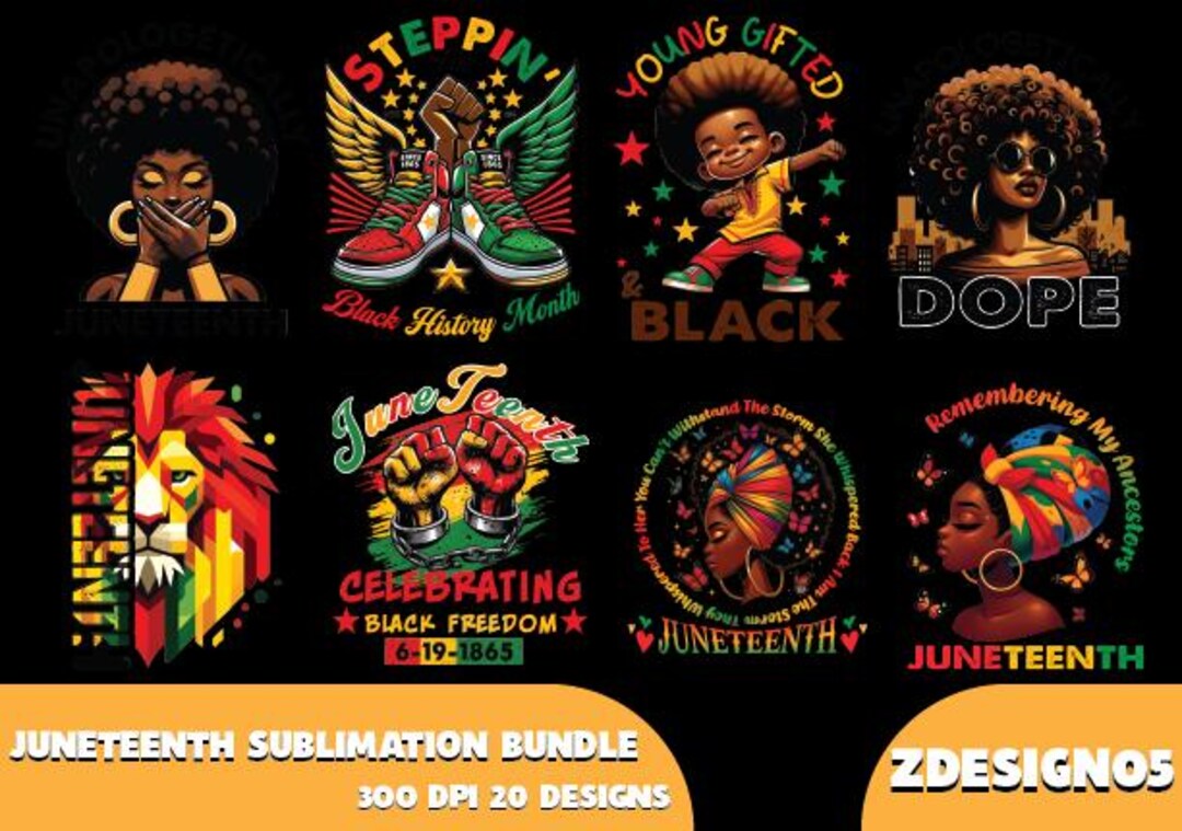 Retro Juneteenth Bundle Png, Black History Png, Juneteenth 1865 Png ...