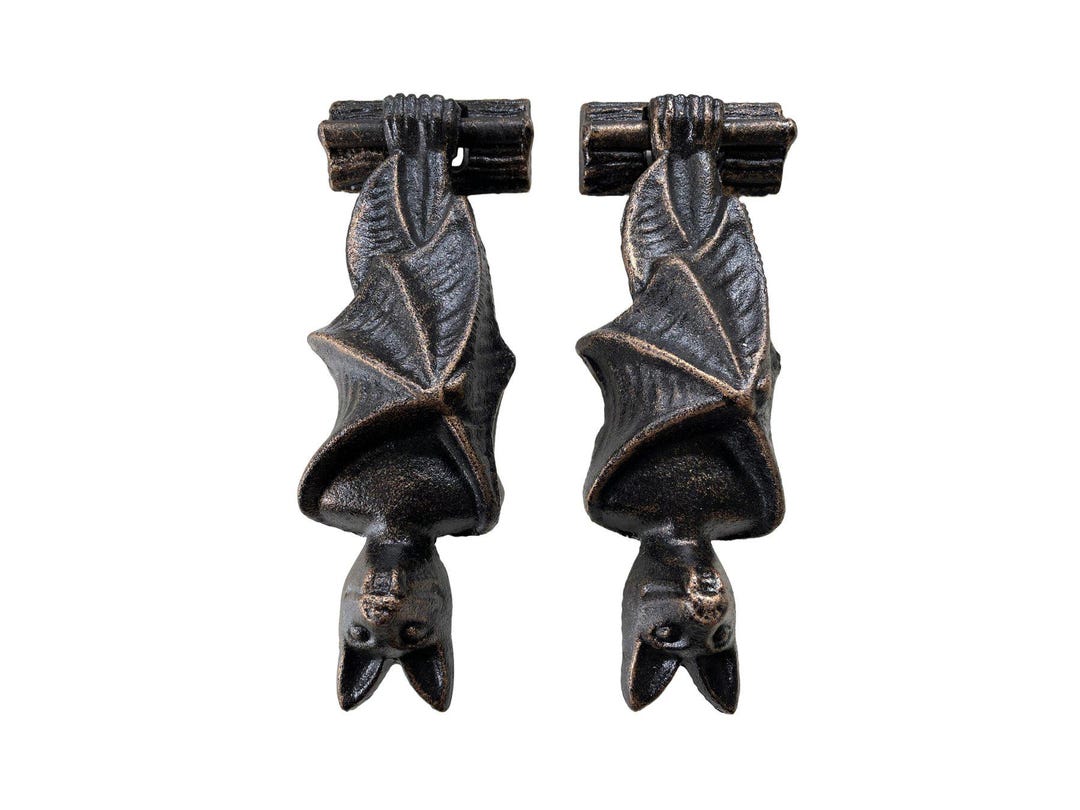Pair of Bat Door Knockers - Etsy