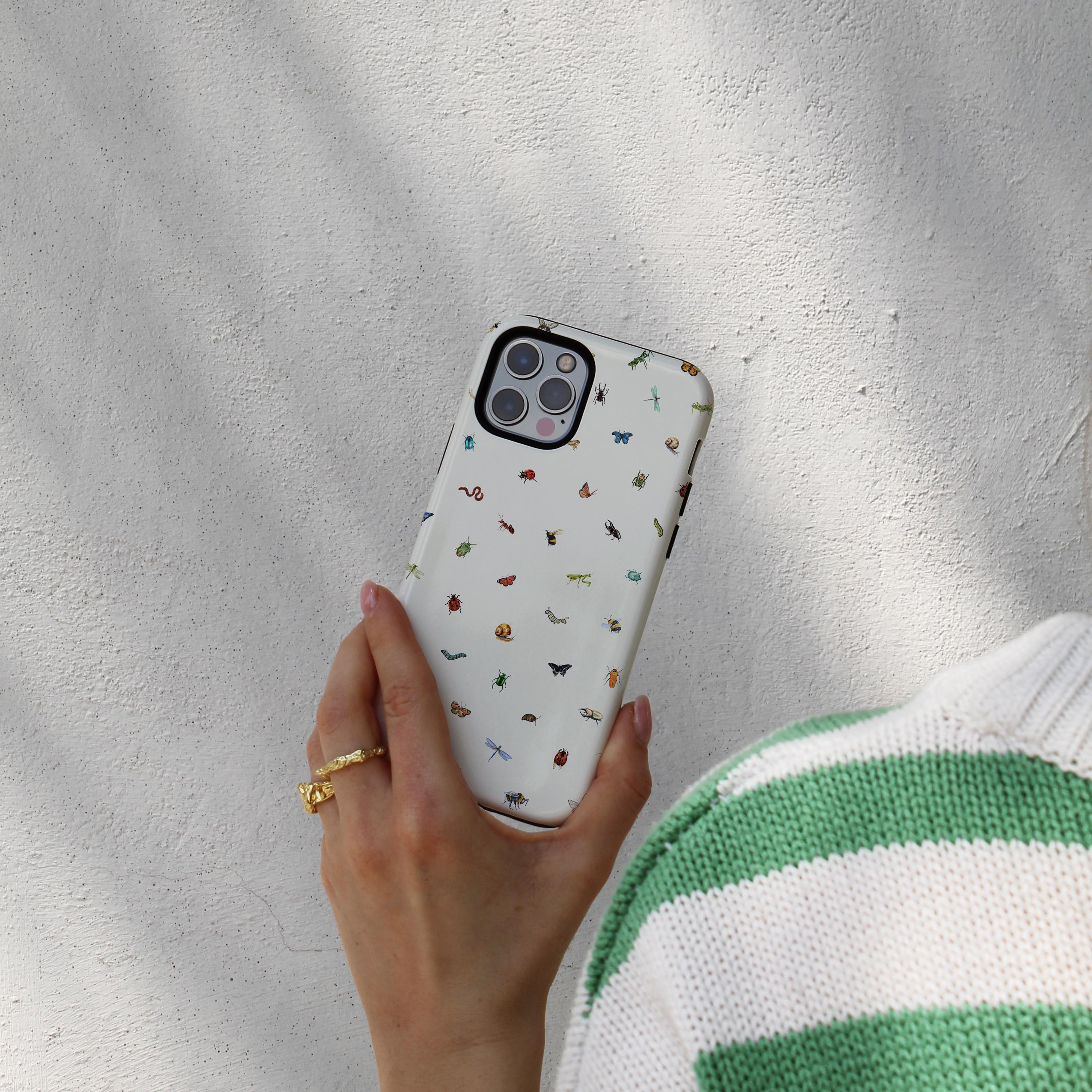 Little Bugs Phone Case, Insects, Entomology, Butterflies Phone Cover ...