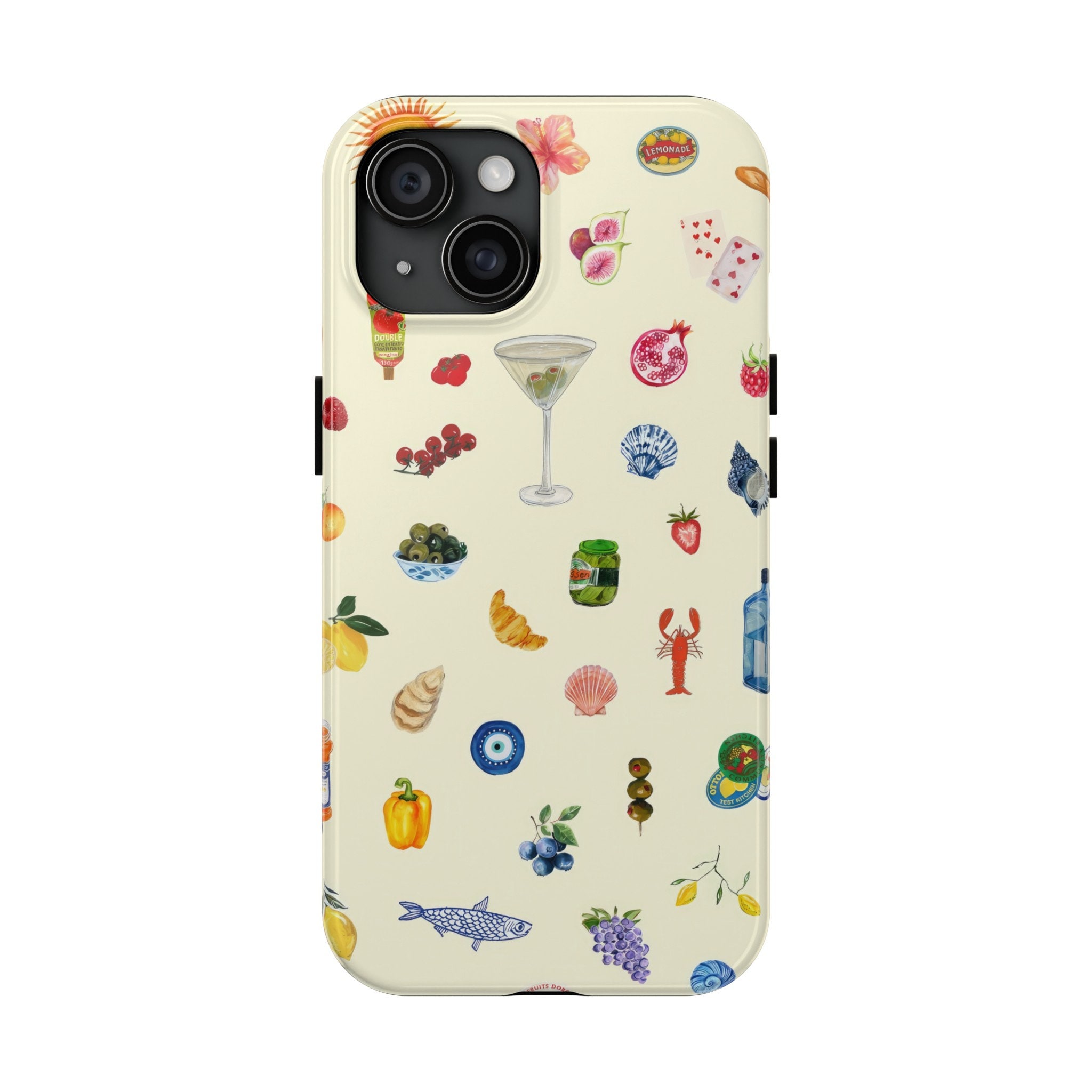 Summer Phone Case, Food, Fruit, Drinks, Coastal Cute Cover, iPhone 17 ...