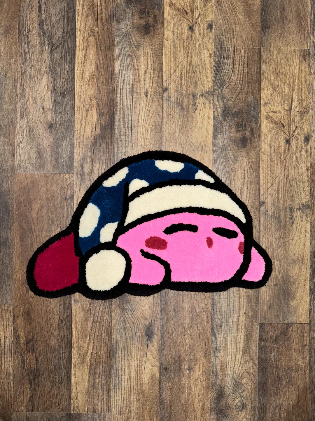 Sleepy Kirby Custom Rug, Wall Hanging - Etsy