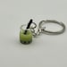 Miniature Boba Green Tea Charm Keychain - Etsy