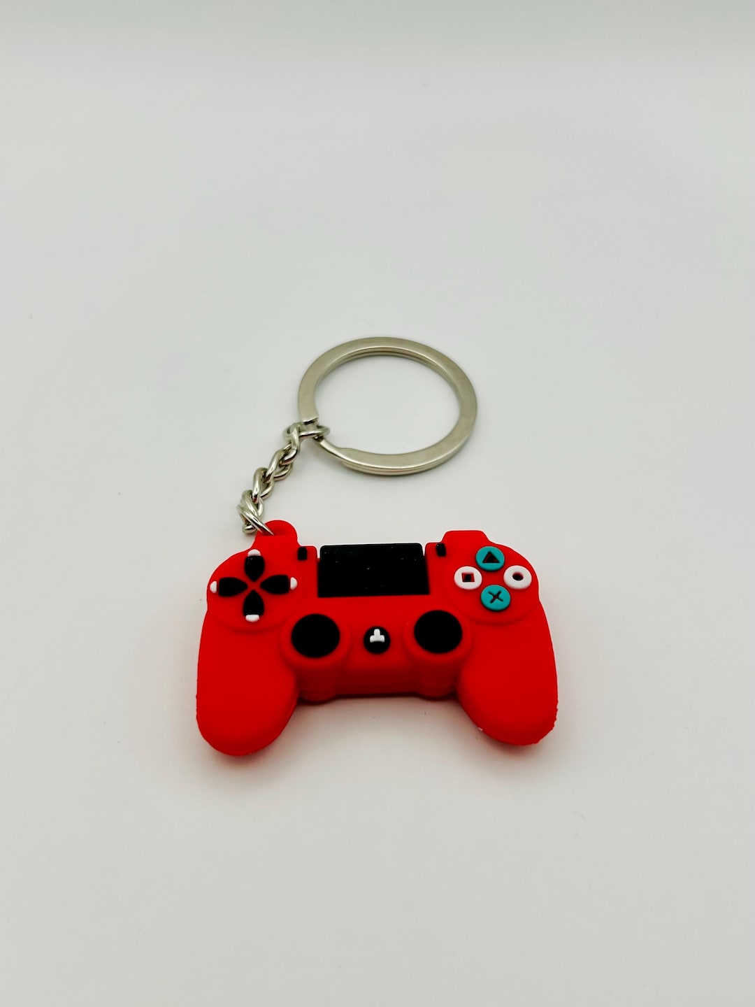 Rubber Red Gaming Controller Charm, Keychain - Etsy
