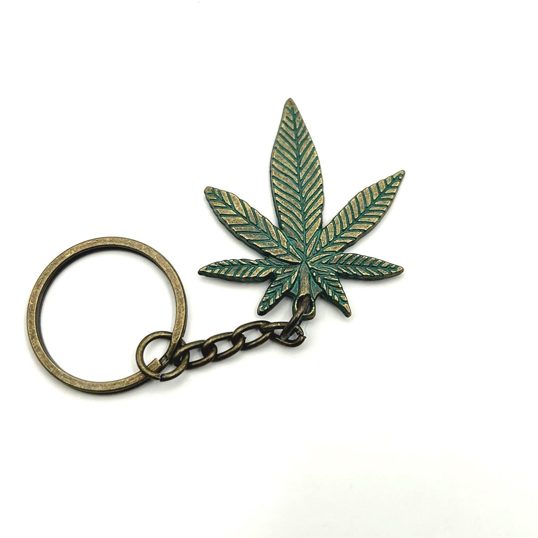 Mary Jane Accessories, Weed Leaf Keychain - Etsy