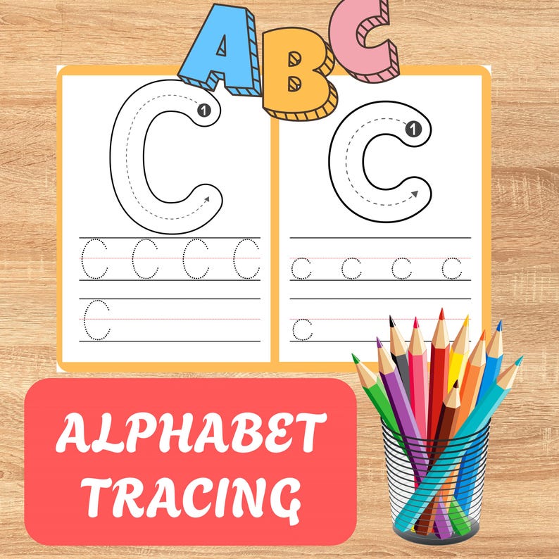 Tracing Alphabet A-Z Worksheets | Preschool Learning Printables ...