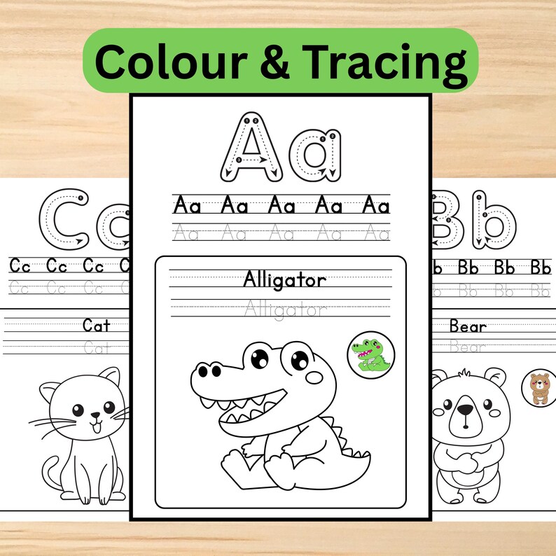 Personalized Handwriting Practice Alphabet Tracing Name Worksheet ...