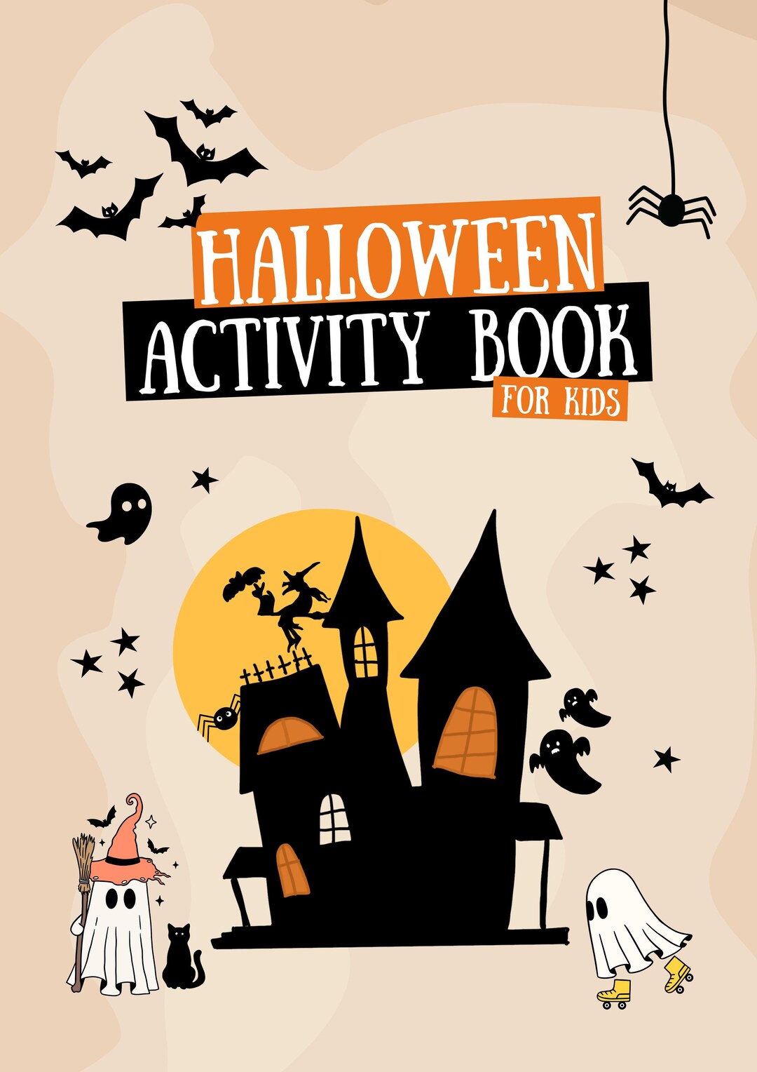 Printable Halloween Activity Pages for Kids | Fun Coloring, Tracing ...