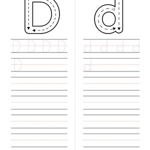 Alphabet Tracing & Practice PDF | Printable Kids Handwriting Worksheet ...