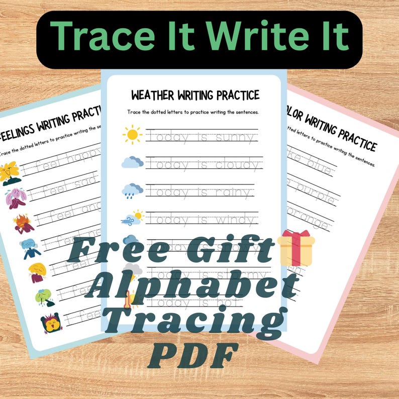 Personalized Handwriting Practice Alphabet Tracing Name Worksheet ...