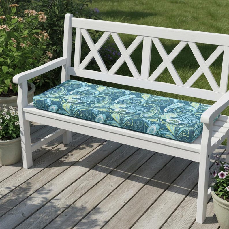 Bench Cushion Outdoor Waterproof Cushion Custom Outdoor Cushion Patio ...