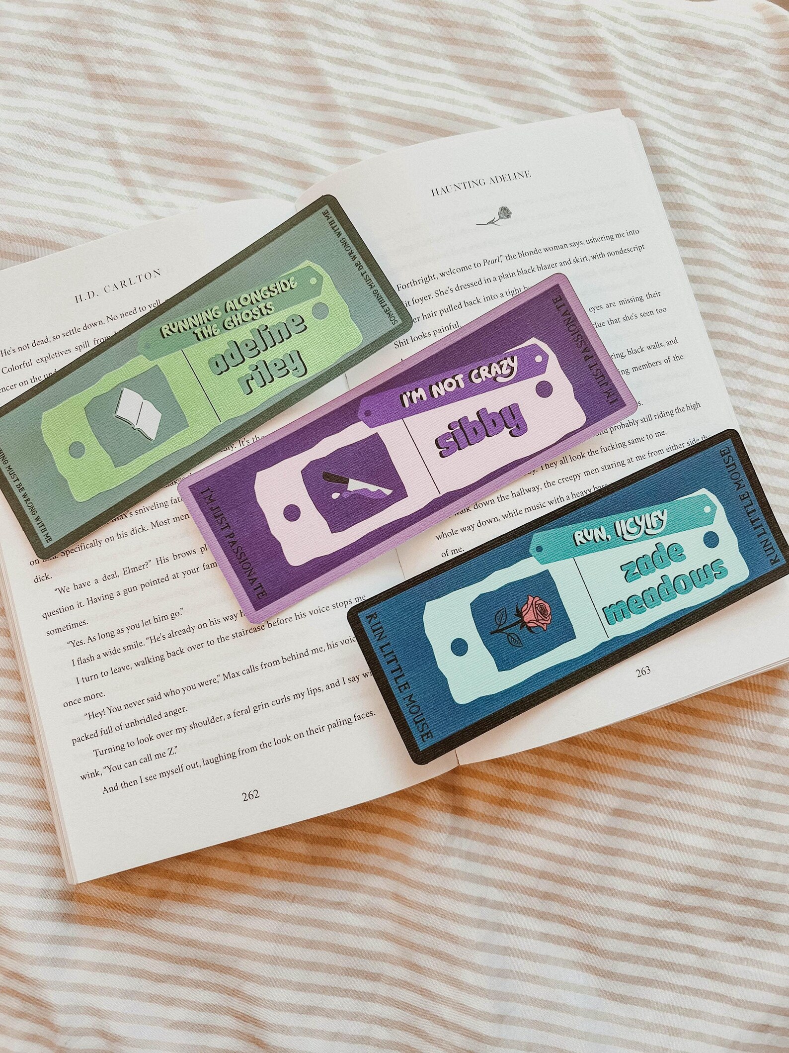 Haunting Adeline Bookmarks - Etsy