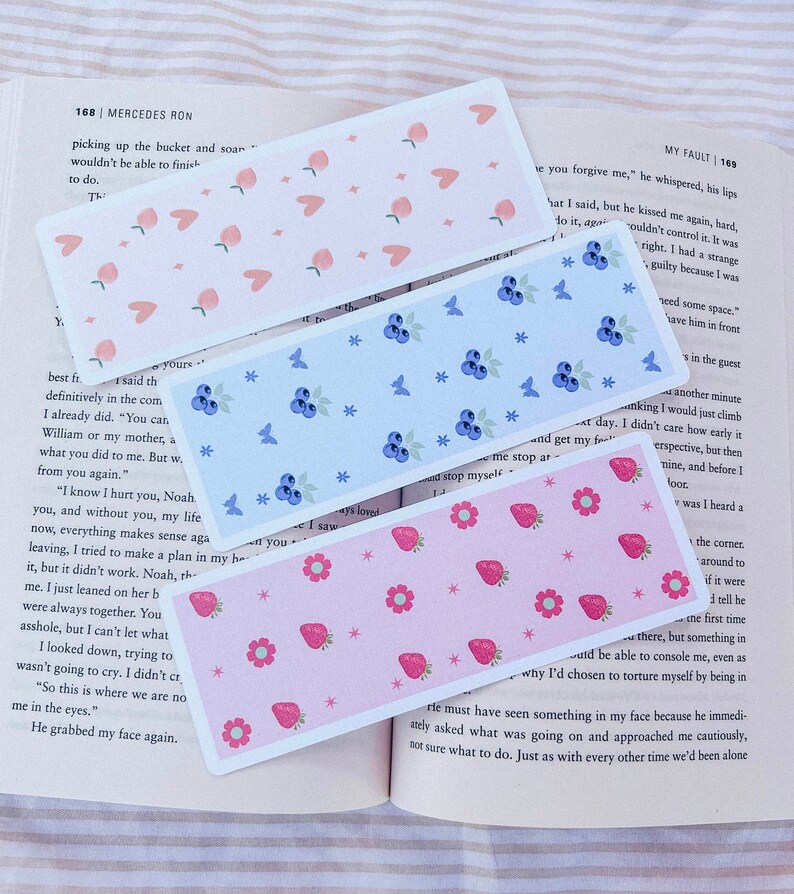 Fruit Bookmark Set - Etsy