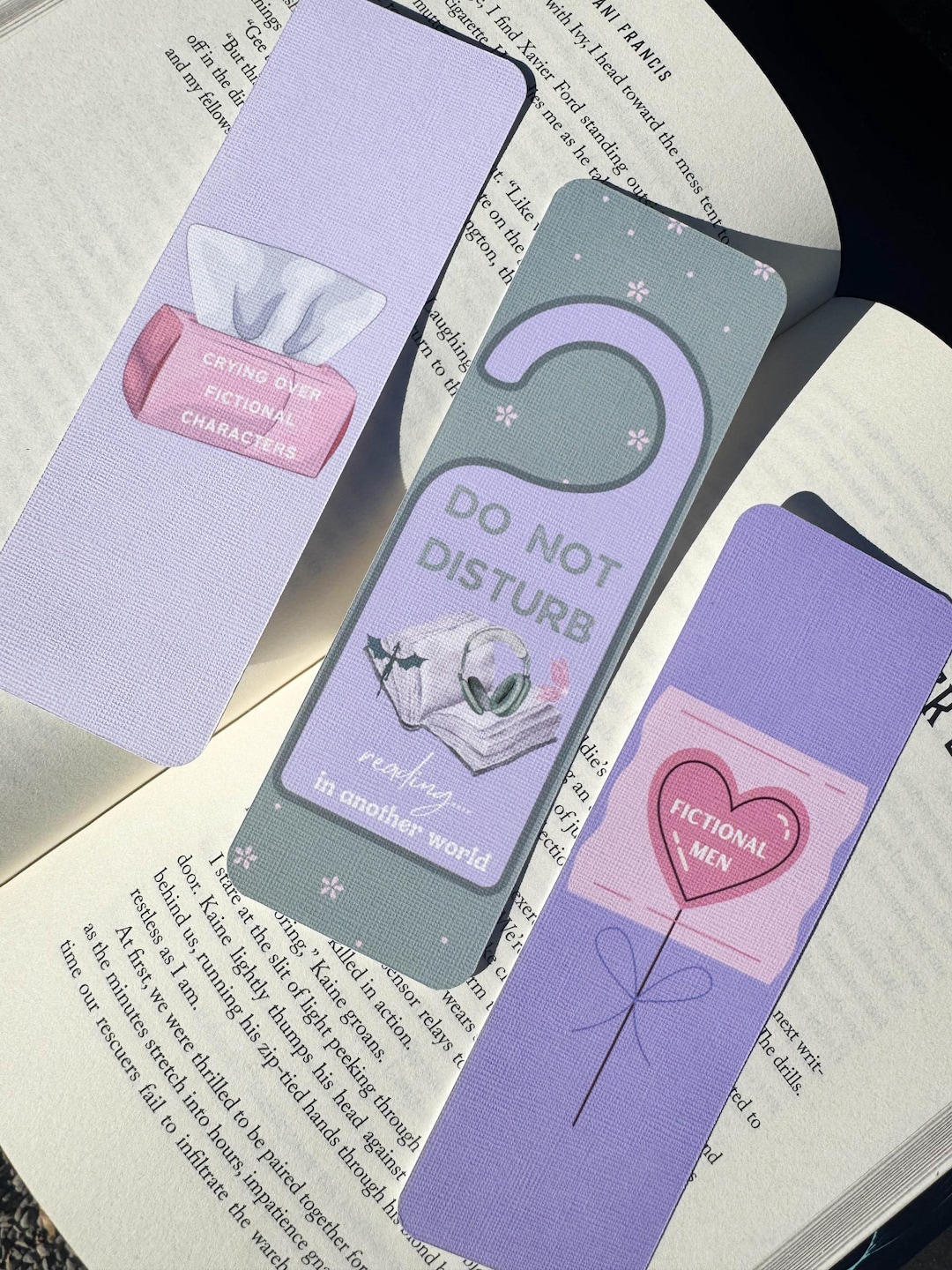 Do Not Disturb - Fictional Bookmark Set - Etsy