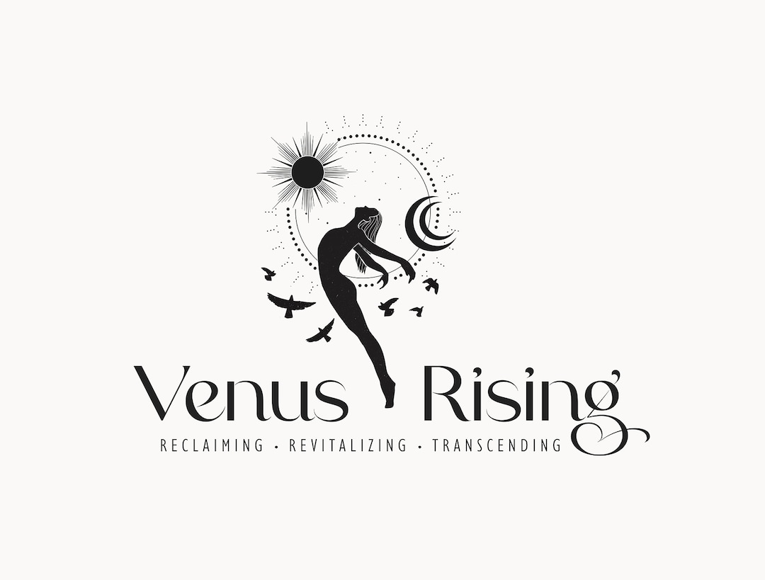 Custom Logo Design - VENUS RISING (showcasing Logo Package) - Etsy