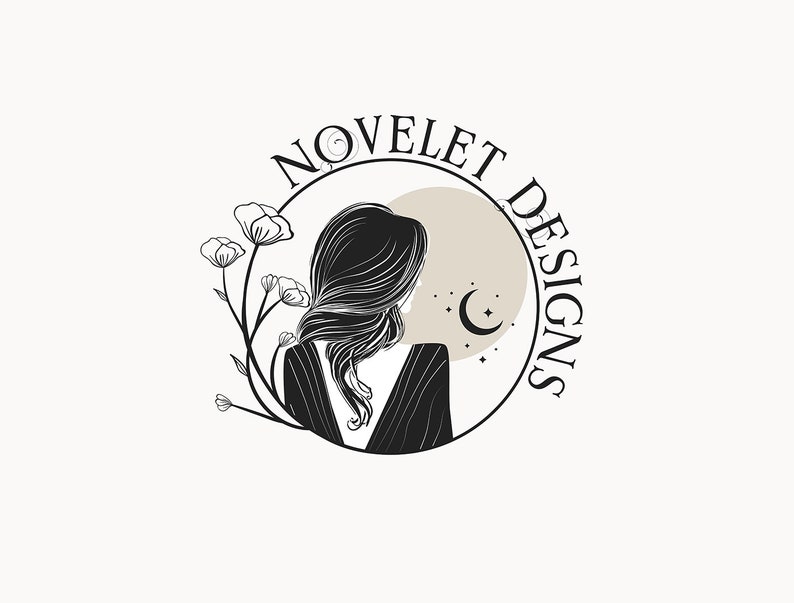 NOVELET DESIGNS 38 Eclectic Logo Design boutique - Etsy