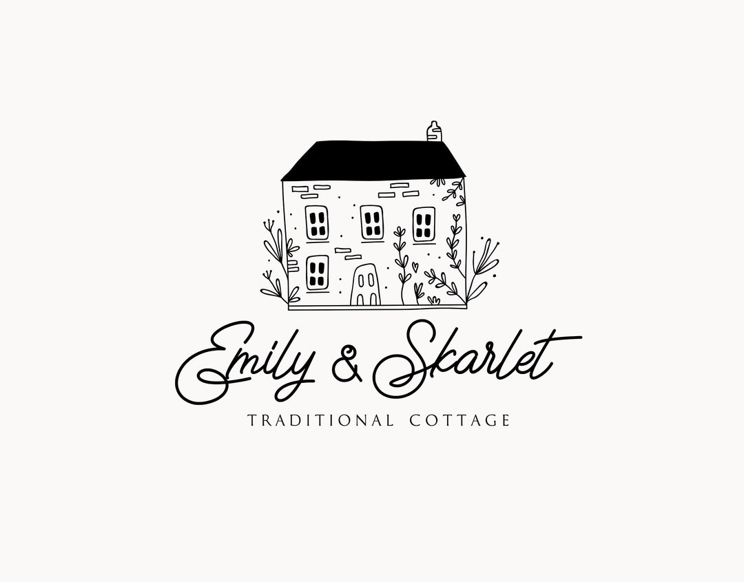 Eclectic Cottage Logo Design: Premade Boutique Branding | 46 | - Etsy