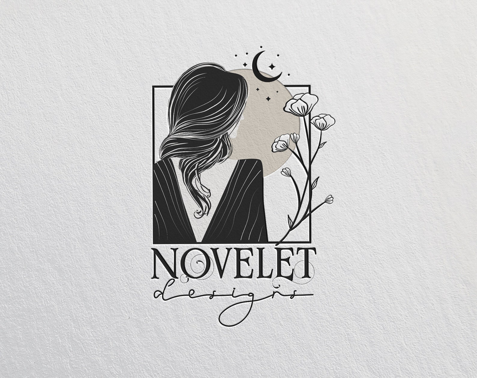 NOVELET DESIGNS 38 Eclectic Logo Design boutique - Etsy