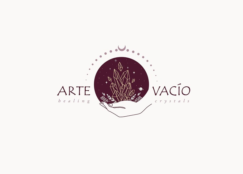 ARTE VACIO 17 Modern Minimal Logo Design stylish - Etsy