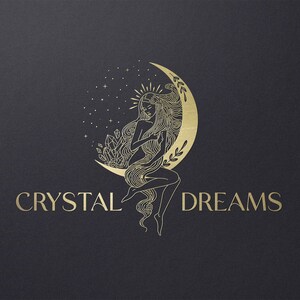 CRYSTAL DREAMS | 54 | Eclectic Logo Design (sacred, Magical, Celestial ...