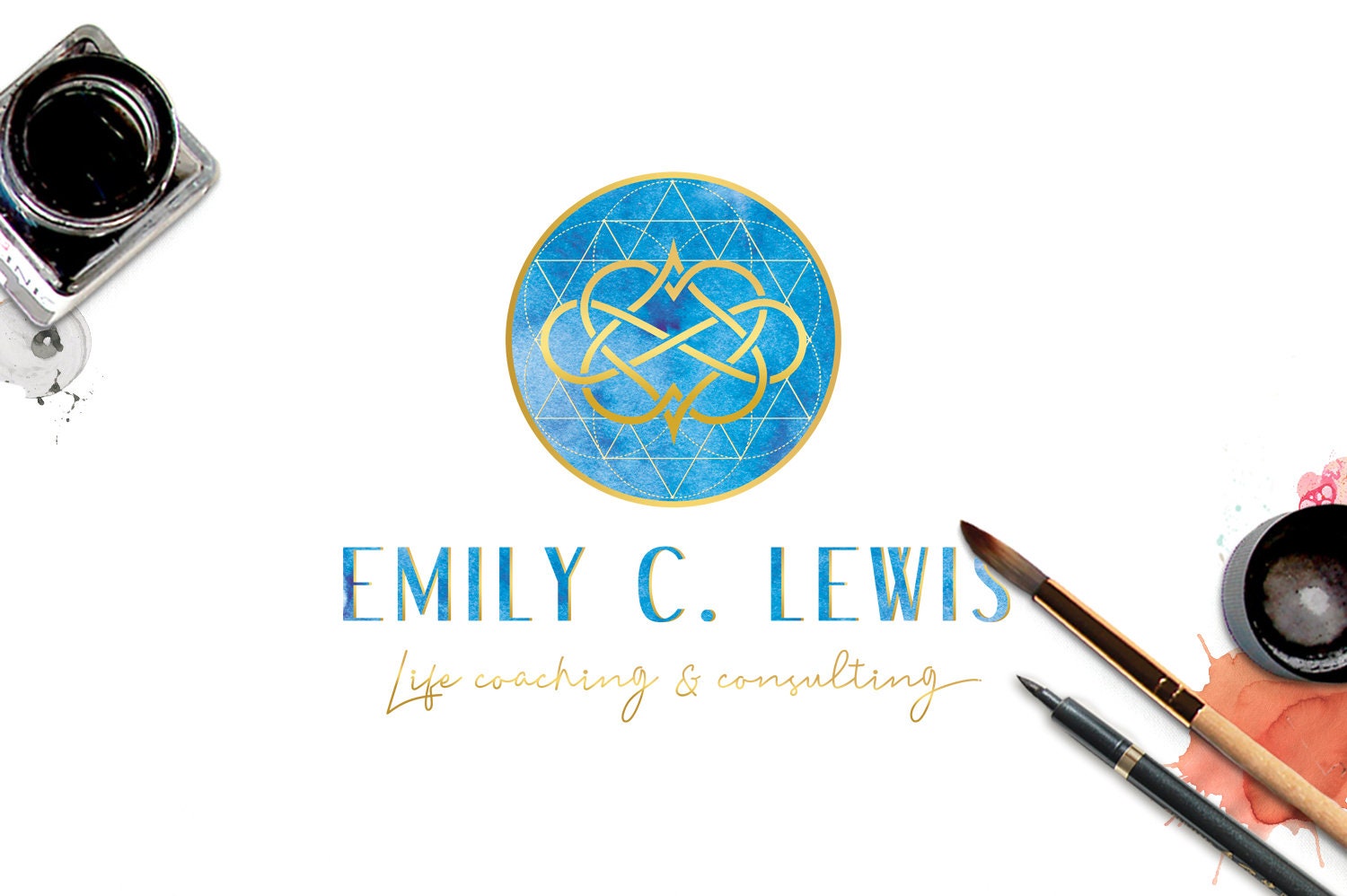 Pre Designed LOGO and Watermark Life Coaching & Consulting, Infinite ...