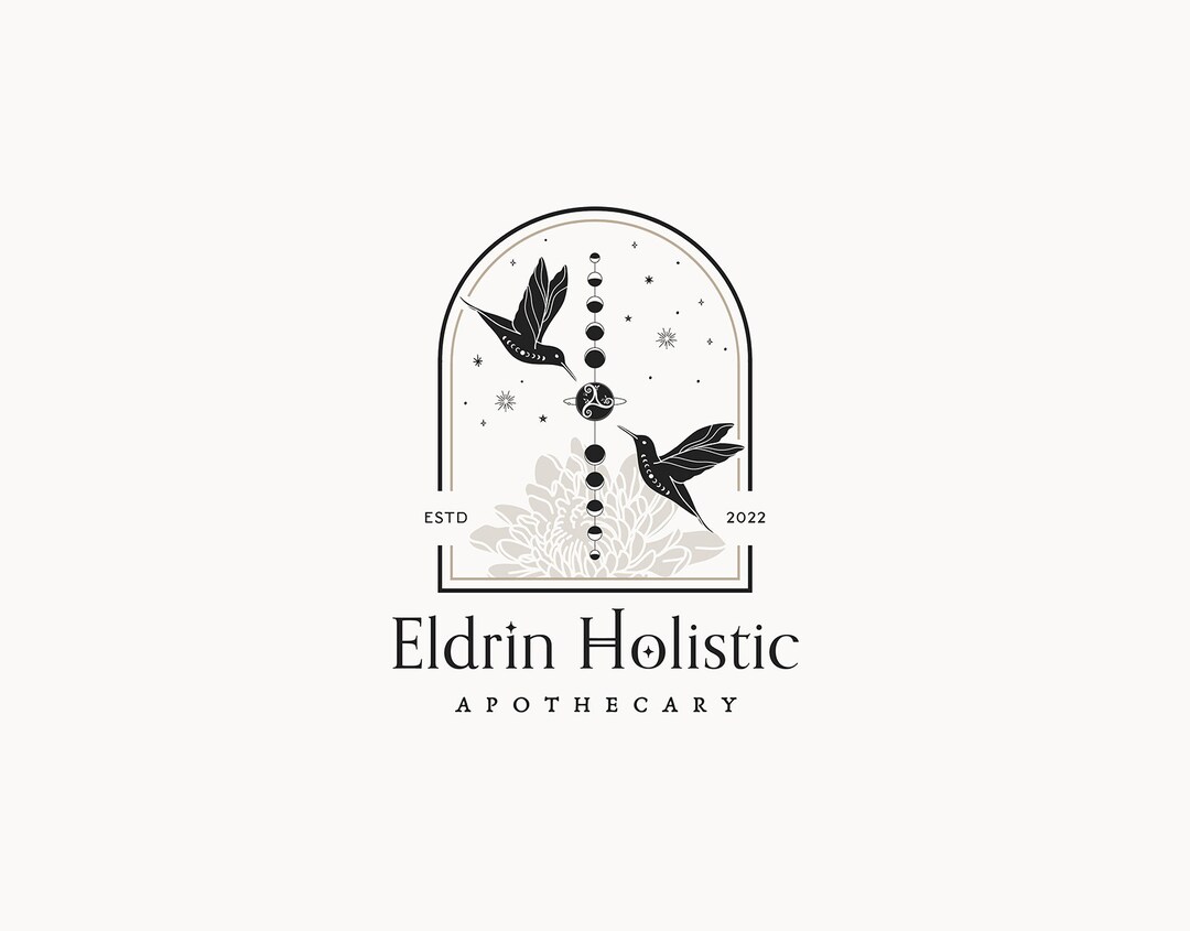 Eclectic Holistic Logo Design: Apothecary Brand Identity | 52 | - Etsy