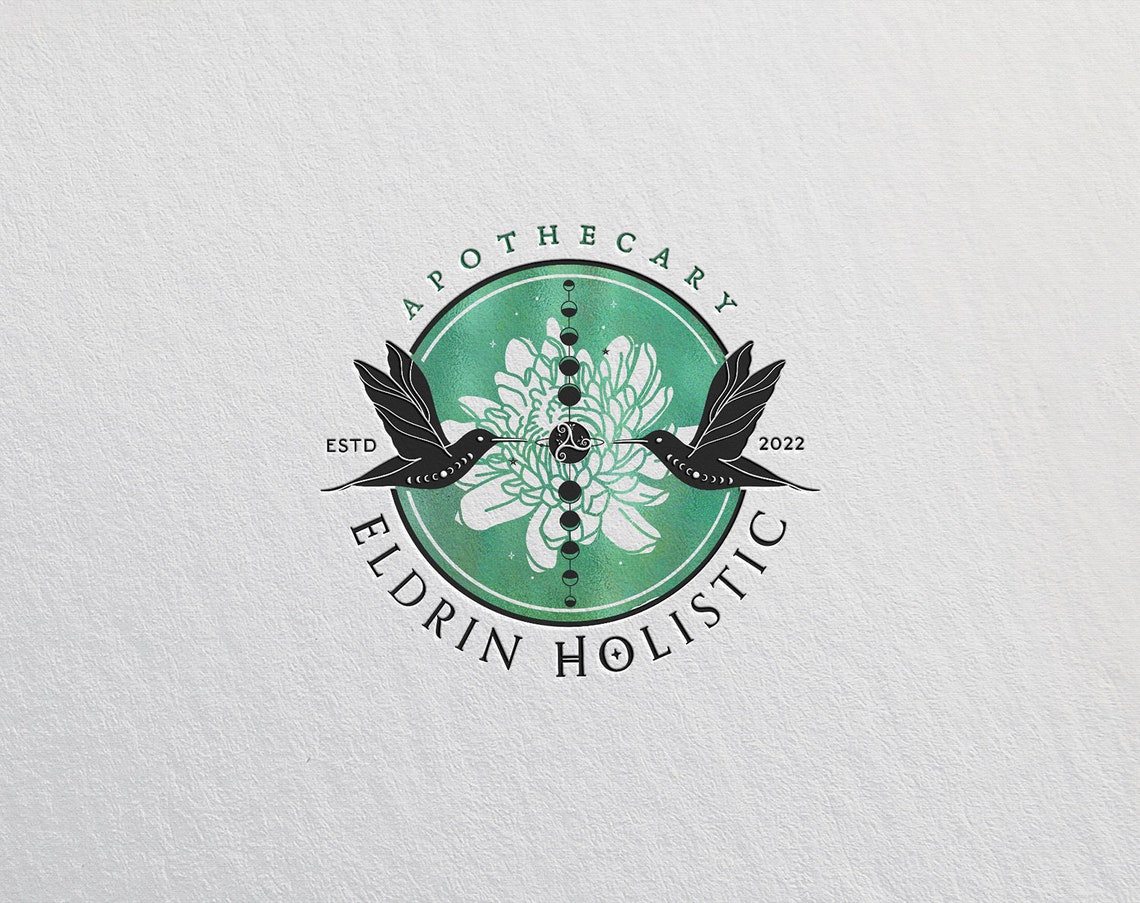 ELDRIN HOLISTIC 52 Eclectic Logo Design holistic - Etsy
