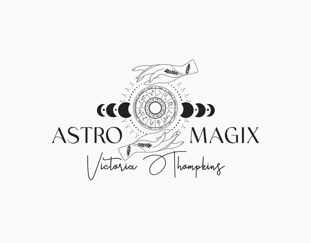 ASTRO MAGIX | 58 | Eclectic Logo Design (celestial, Tarot, Moon Phases ...