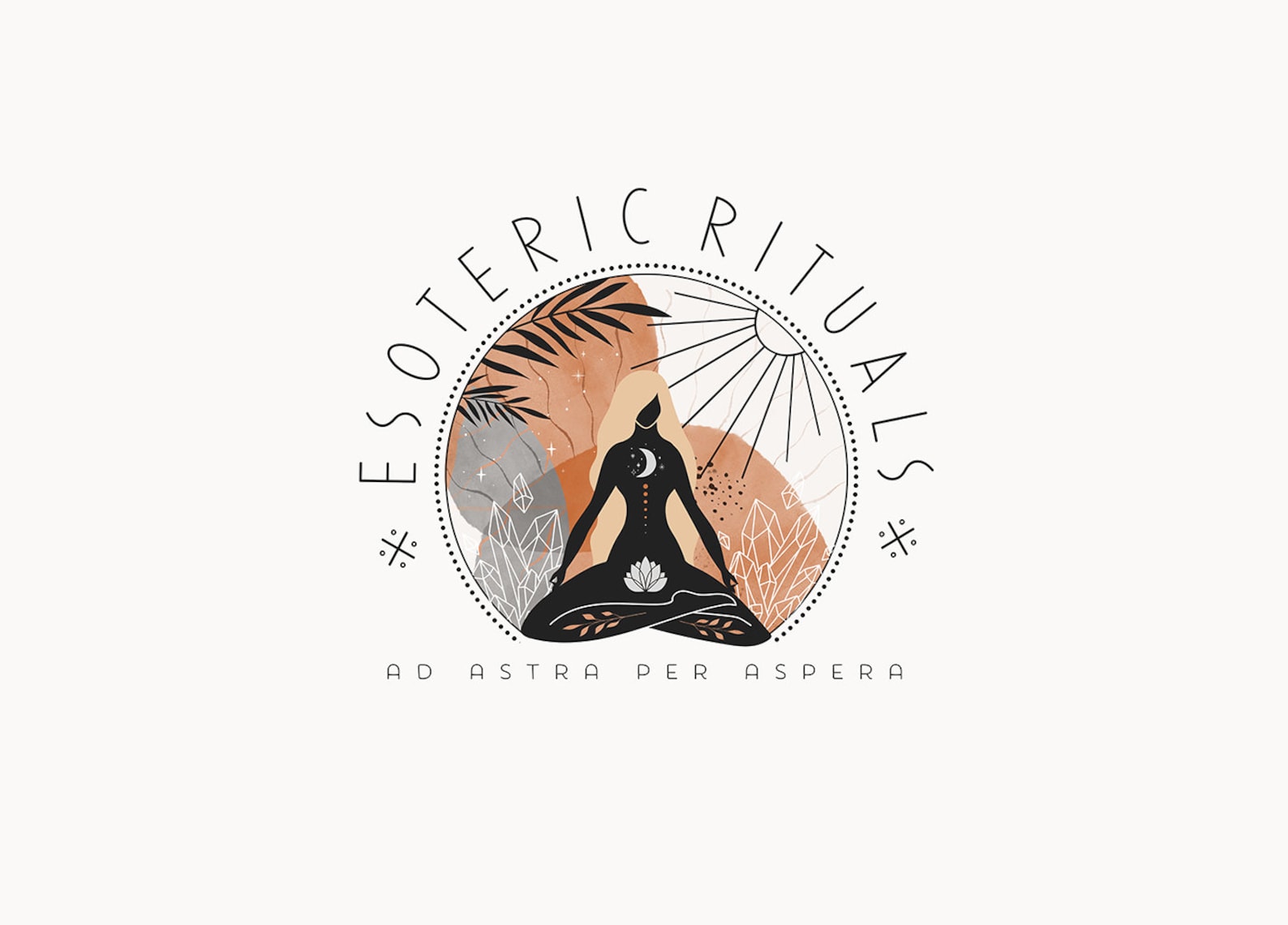 ESOTERIC RITUALS 21 Modern Minimal Logo Design eclectic - Etsy