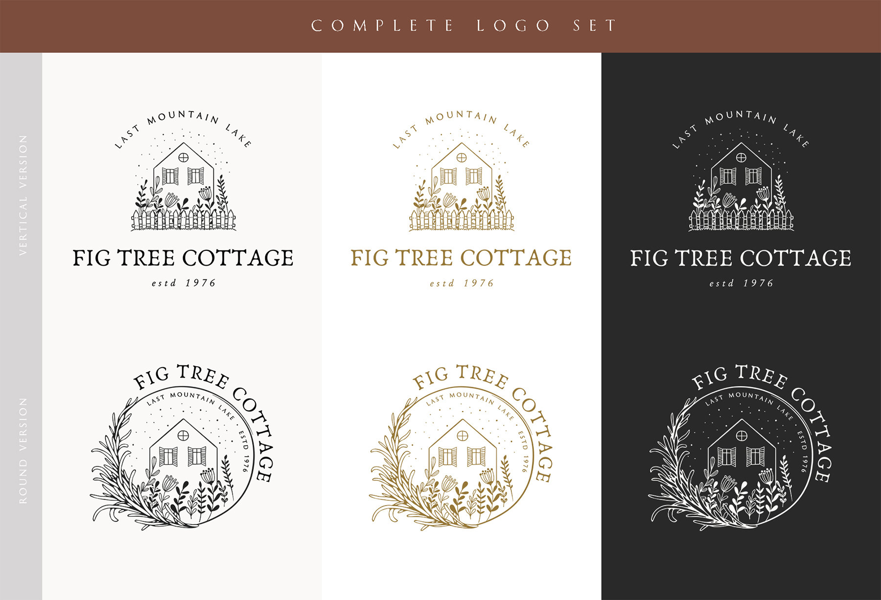 Eclectic Cottage Logo Design: Premade Brand Identity | 47 | - Etsy