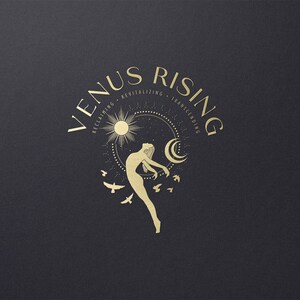 Custom Logo Design - VENUS RISING (showcasing Logo Package) - Etsy