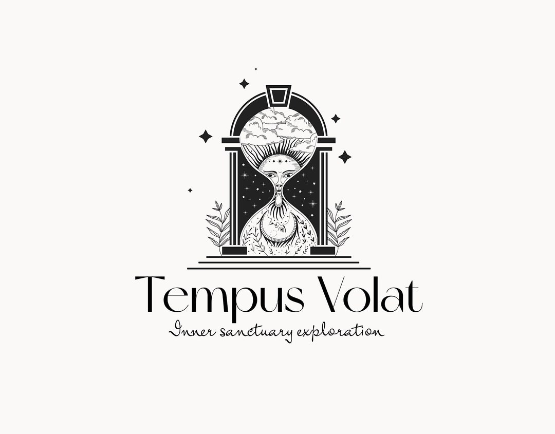 TEMPUS VOLAT | 45 | Eclectic Logo Design (sacred, Magical, Coaching ...
