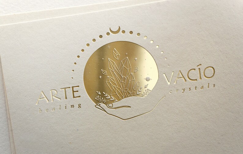 ARTE VACIO 17 Modern Minimal Logo Design stylish - Etsy