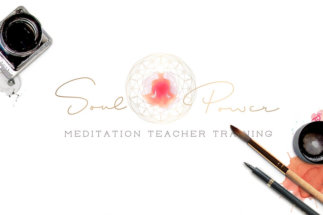 Pre Designed LOGO and Watermark ( Soul Power Meditation and Spiritual ...