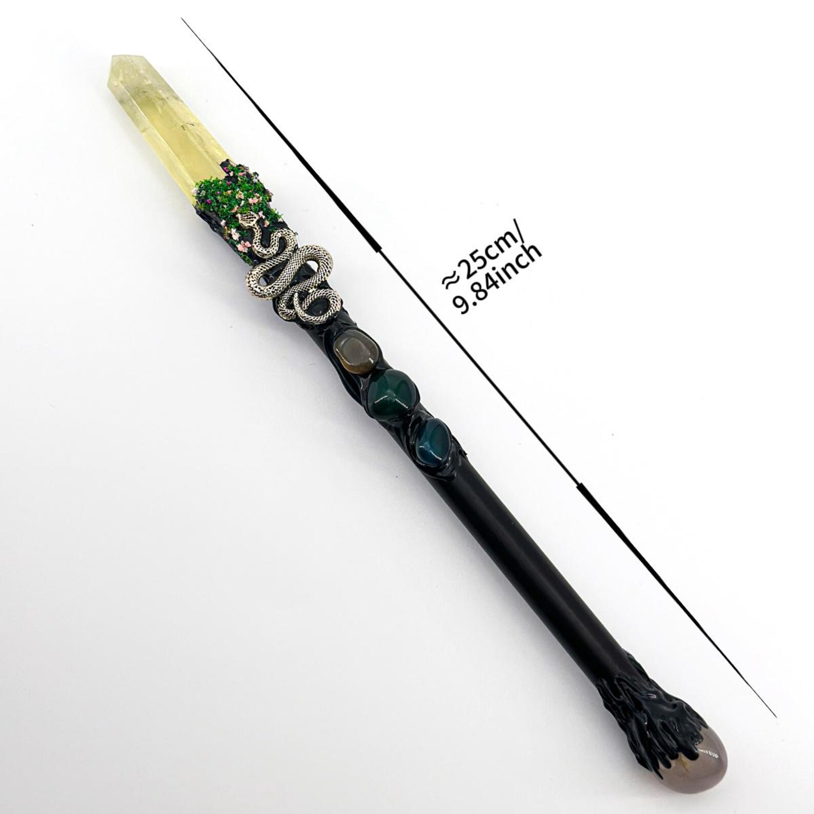 Palatialcrystal Handcrafted Crystal Wands Unique Gemstone Wand With ...