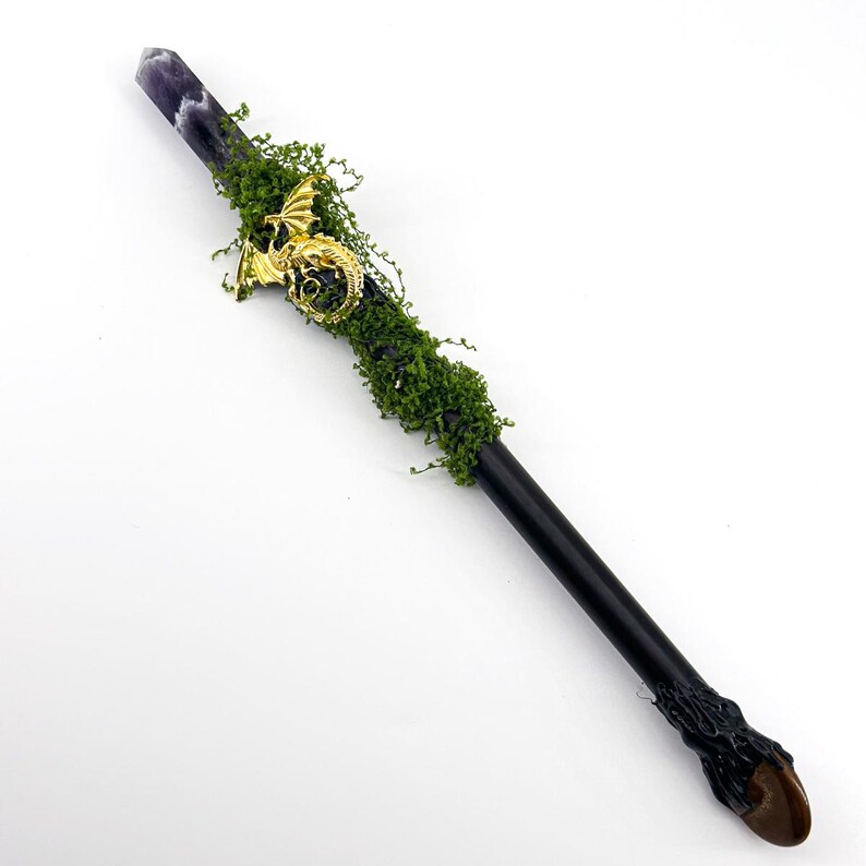 Palatialcrystal Handcrafted Crystal Wands Unique Gemstone Wand With ...