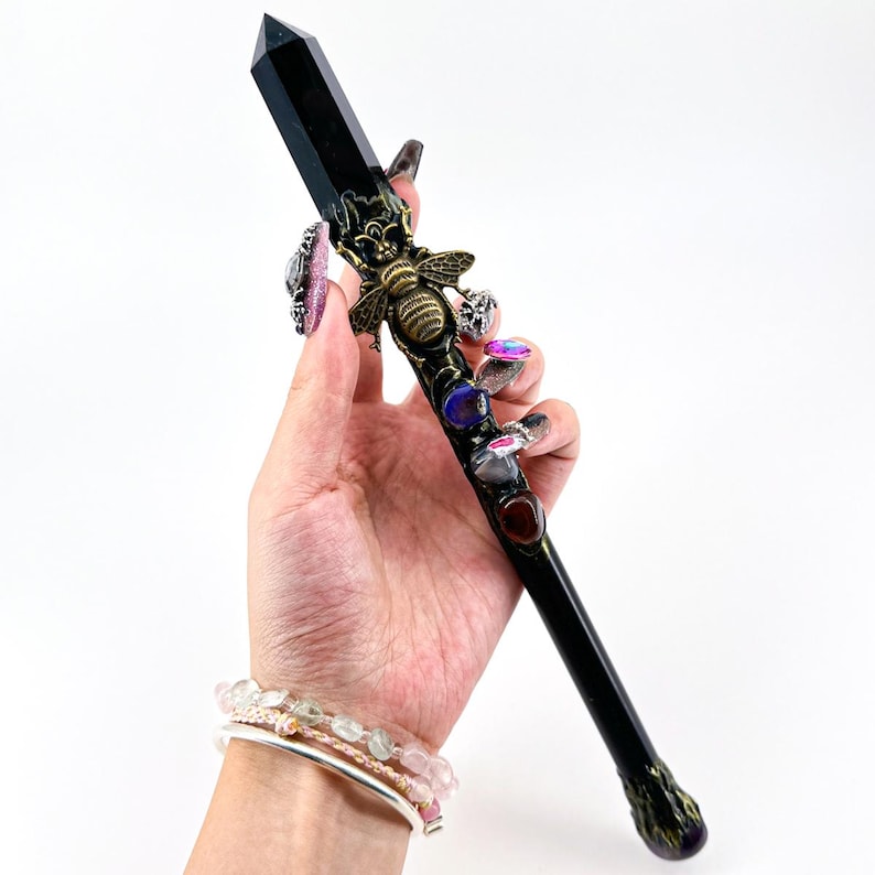 Palatialcrystal Handcrafted Crystal Wands Unique Gemstone Wand With ...