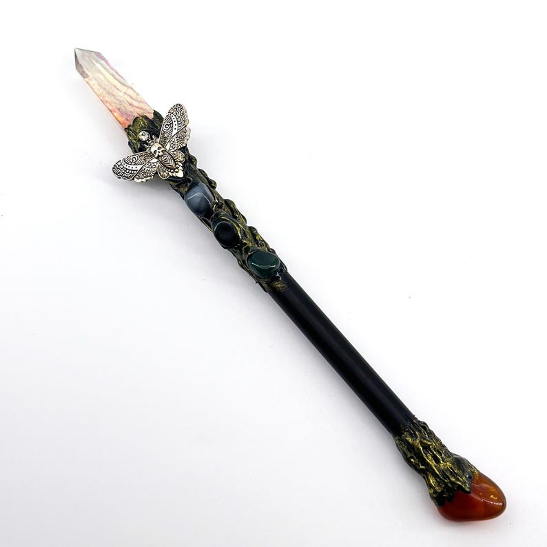 Palatialcrystal Handcrafted Crystal Wands Unique Gemstone Wand With ...
