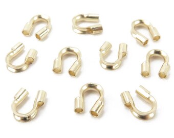 Wire Savers Cable Thimble Guardian Protector 14K Yellow Gold - Etsy