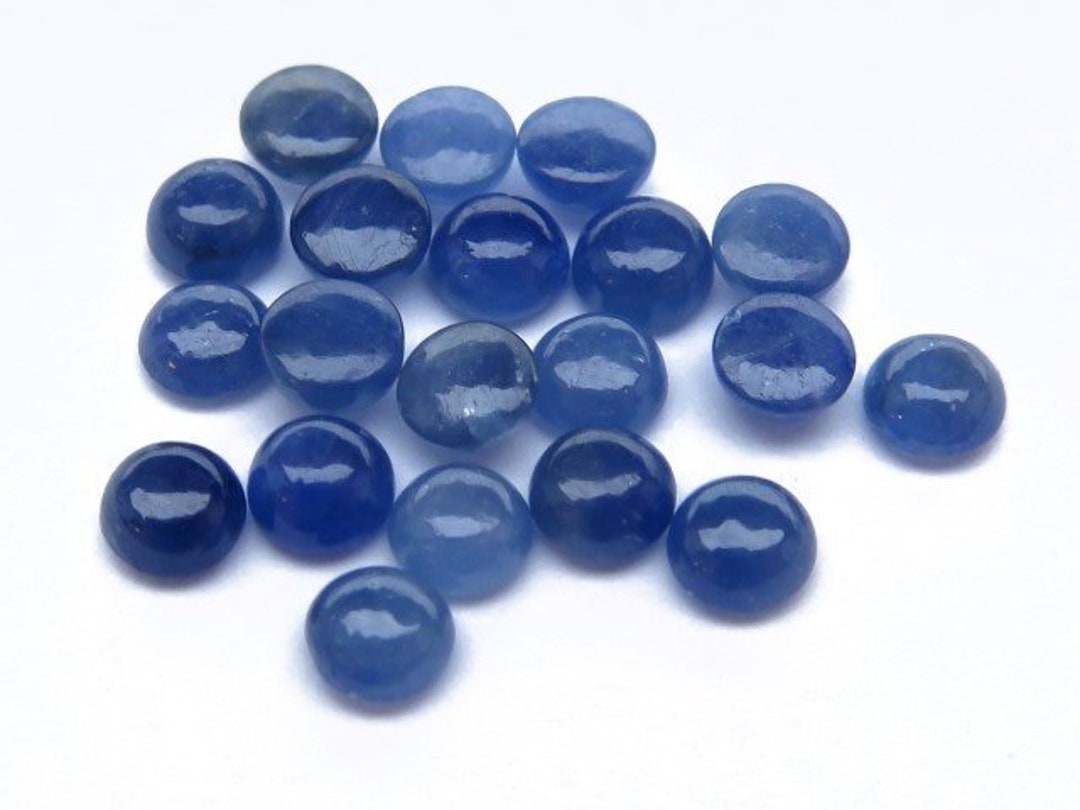 Blue Sapphire Round Cabochon ~ Various Sizes - Etsy