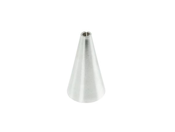 Sterling Silver Bead Cone 12mm | Etsy