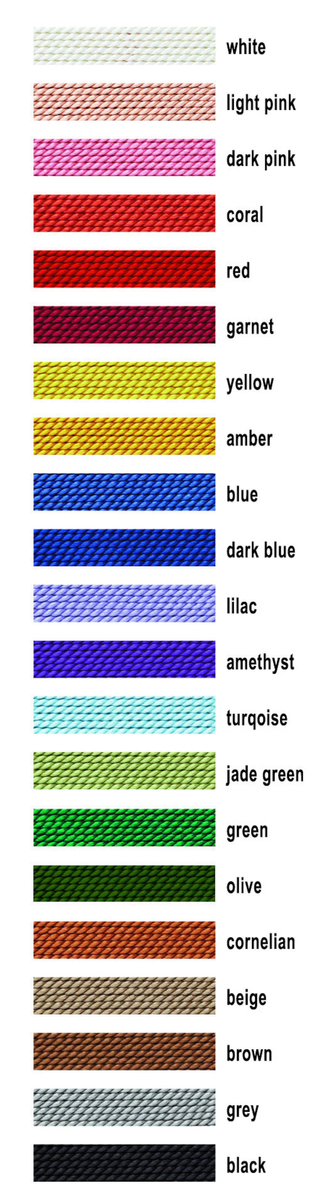 Griffin Silk Thread Cord All Sizes All Colors - Etsy