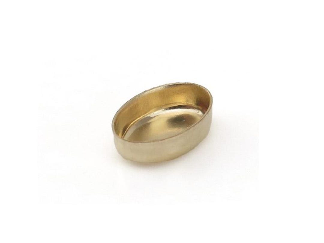 Gold Filled Oval Bezel Cup Setting 6mm X 4mm - Etsy