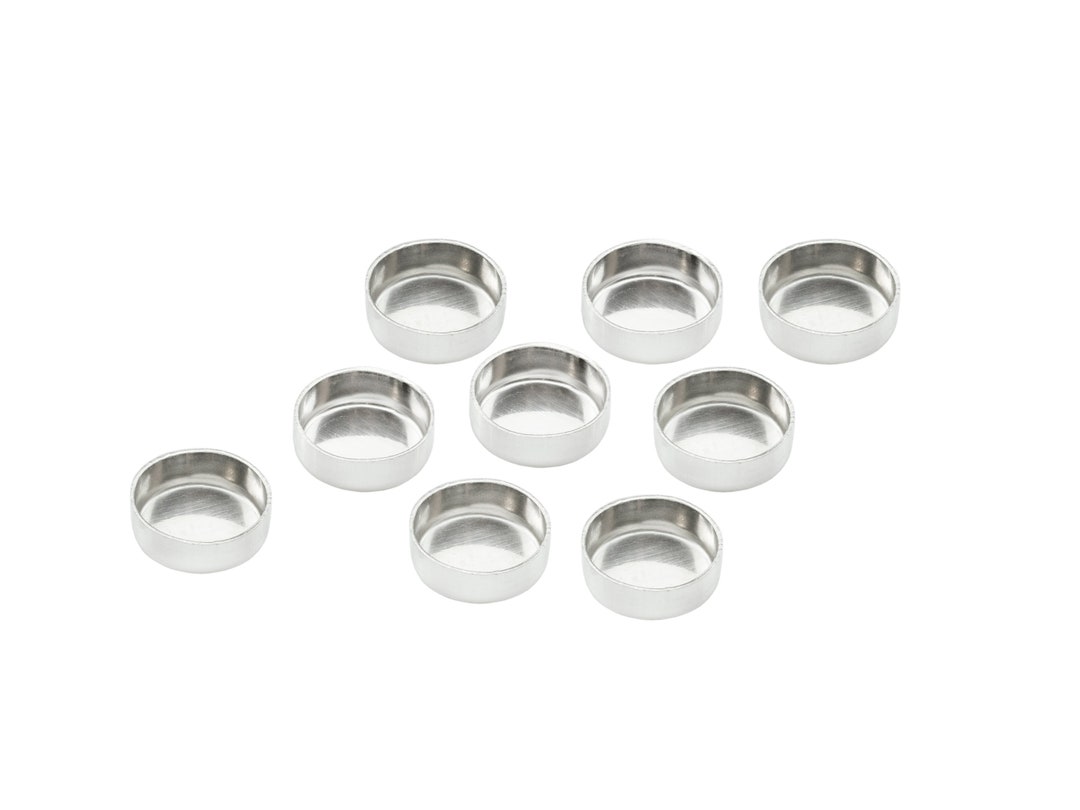 10 Pcs Sterling Silver 6mm Bezel Cup Setting - Etsy