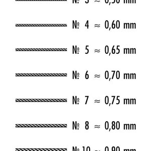 Griffin Silk Thread Cord - All Sizes - All Colors - Etsy UK