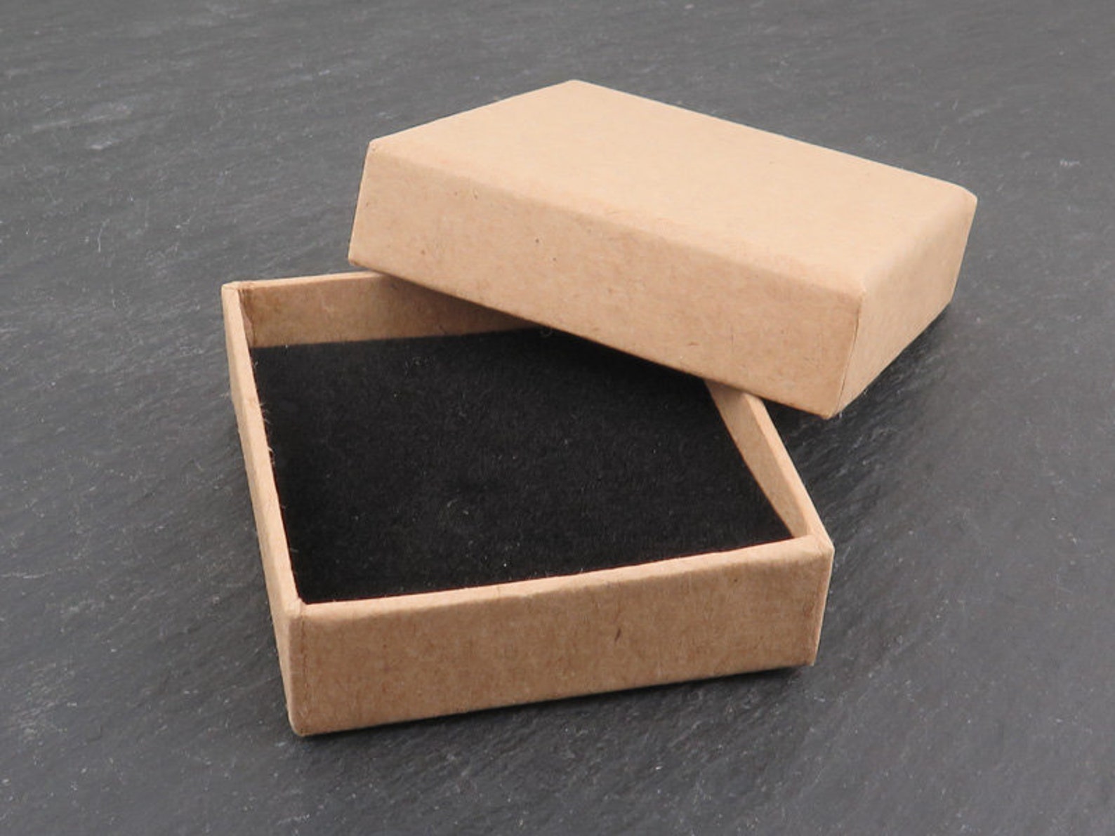Earring/pendant Box With Foam Insert ~ Natural ~ 55mm X 55mm - Etsy