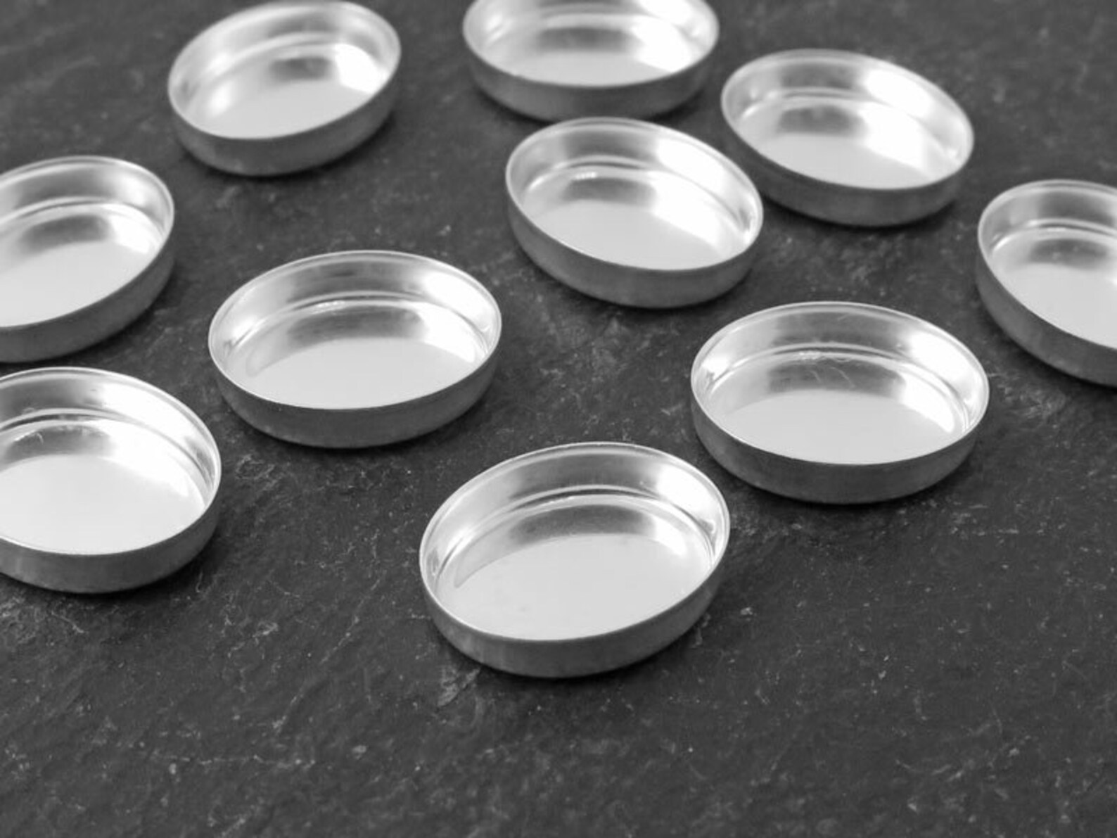 Sterling Silver Oval Bezel Cup Setting 10mm X 8mm - Etsy